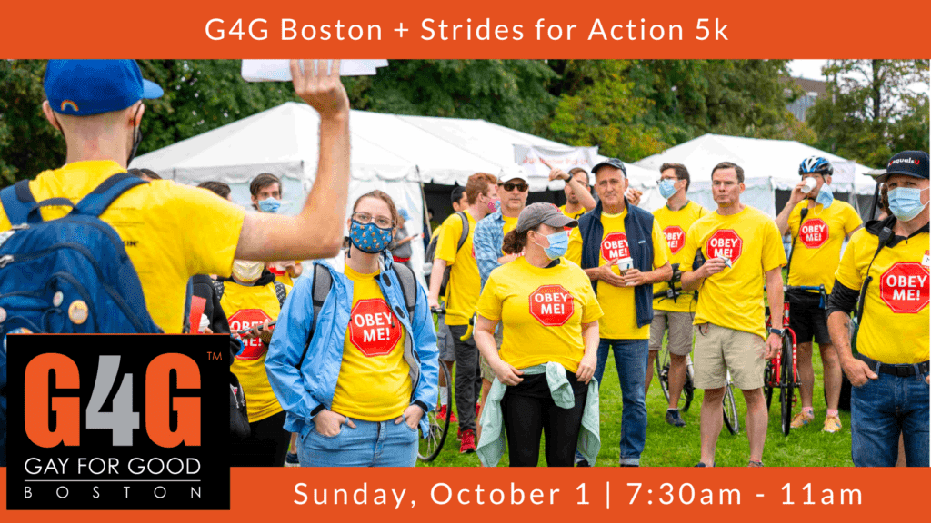 G4G Boston + Strides for Action | October 1 - Gay for Good | LGBTQ+ ...