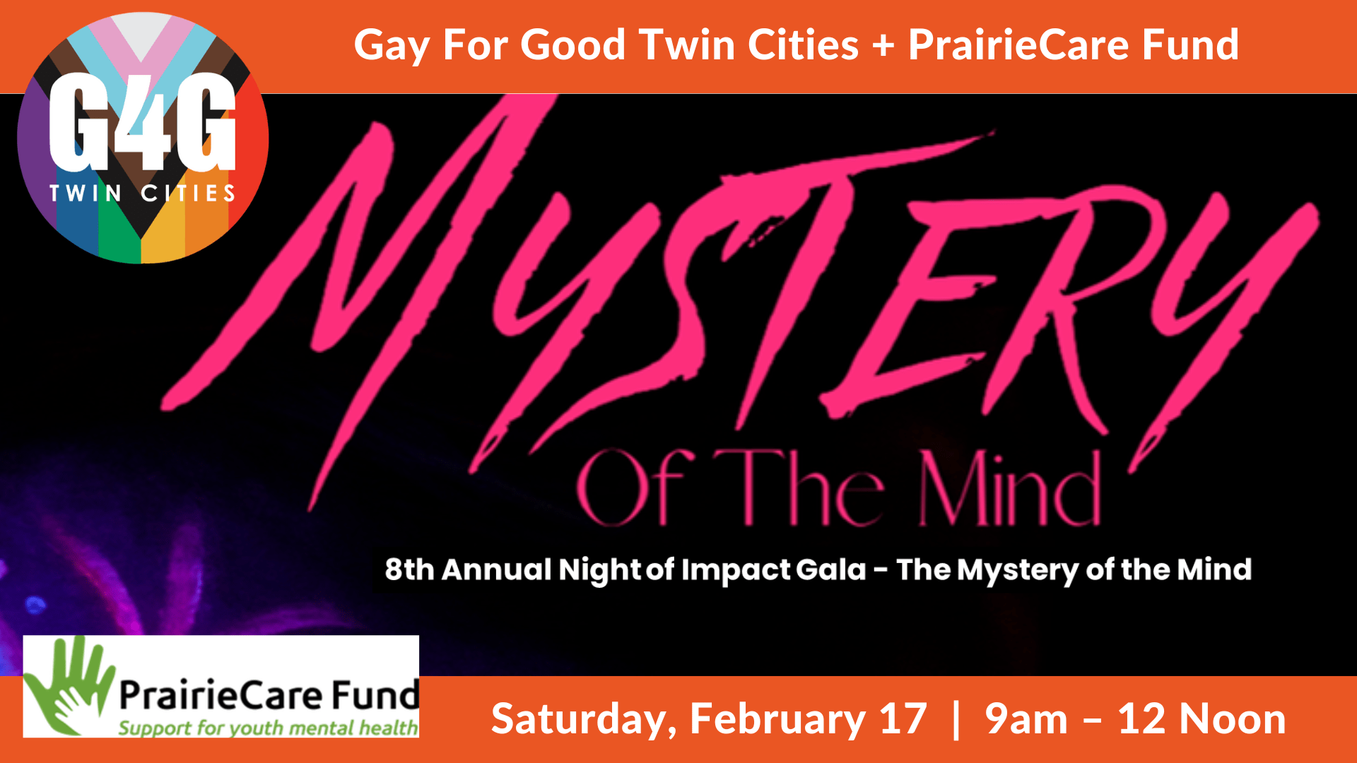 G4G Twin Cities + PrairieCare Fund | February 17, 2024 - Gay for Good ...