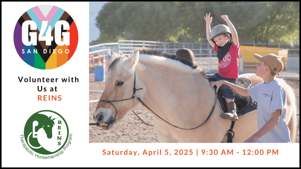 G4G San Diego & REINS Event April 5, 2025 - Gay for Good | LGBTQ+ ...