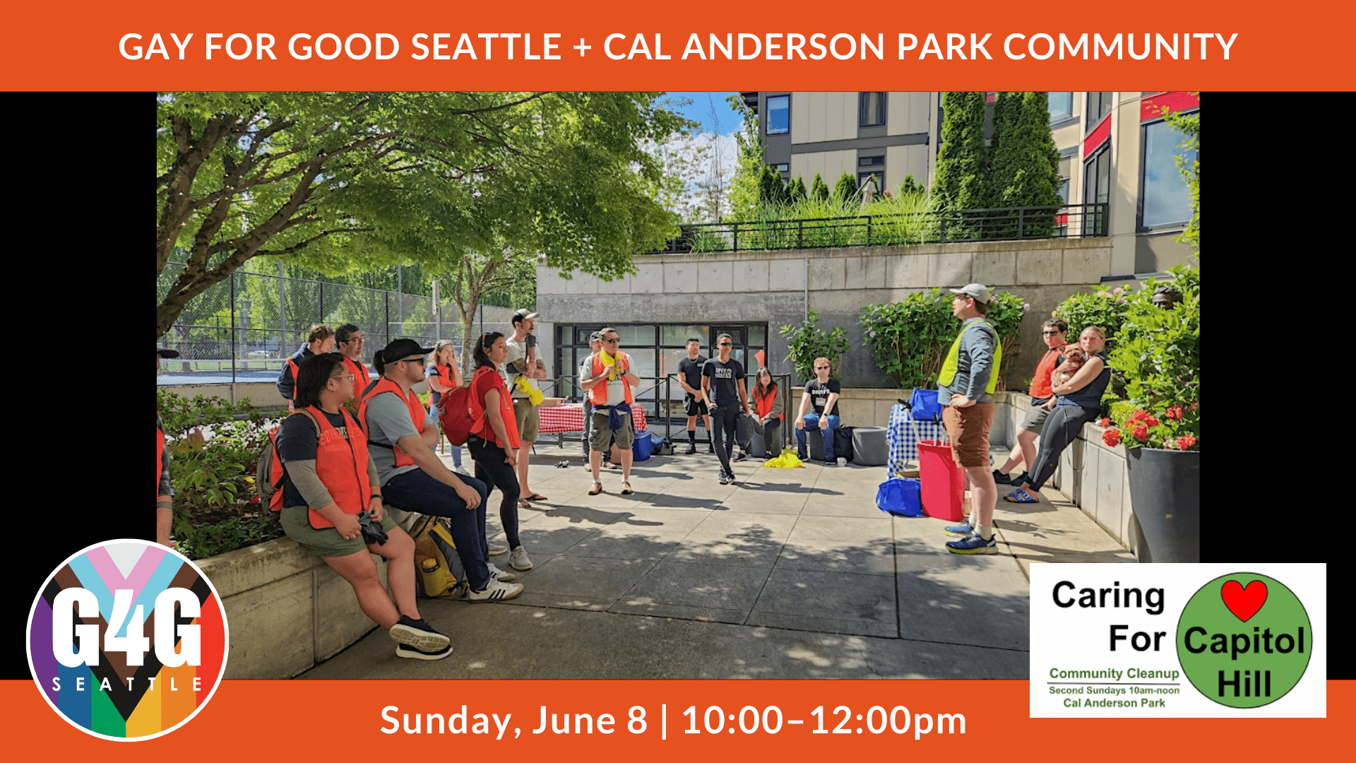 G4G Seattle + Cal Anderson Park Community | June 8, 2025 - Gay for Good ...