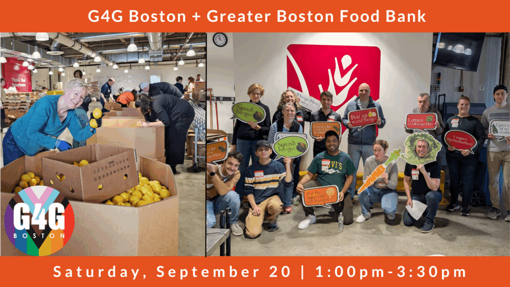 G4G Boston + Greater Boston Food Bank | September 20, 2025 - Gay for ...